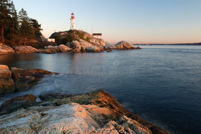 Point atkinson lighthouse stock photo. Image of port, family - 4172190