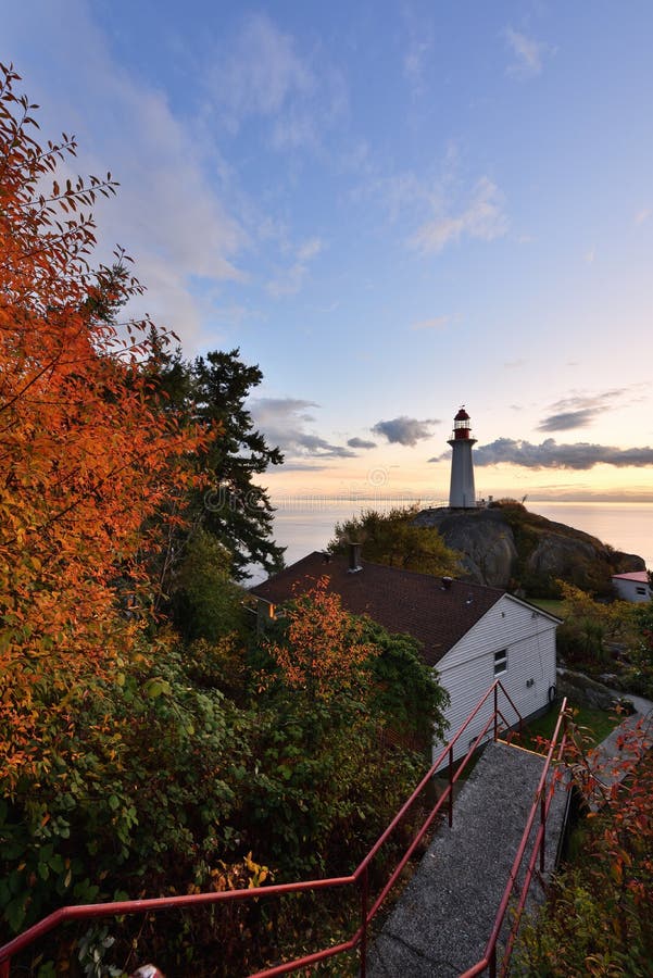 Point Atkinson Lighthouse stock image. Image of west - 102312511