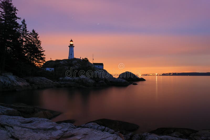 Point Atkinson Lighthouse stock image. Image of blue - 35486287