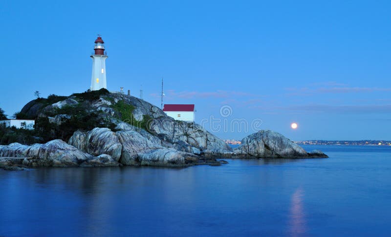 Point Atkinson Lighthouse, West Vancouver Stock Photo - Image of ...