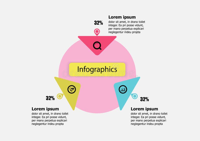 3 Point Banner Design Template Infographic Text Vector. Plan Design ...