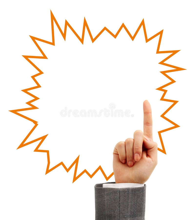 The point being stock photo. Image of business, forearm - 27379370