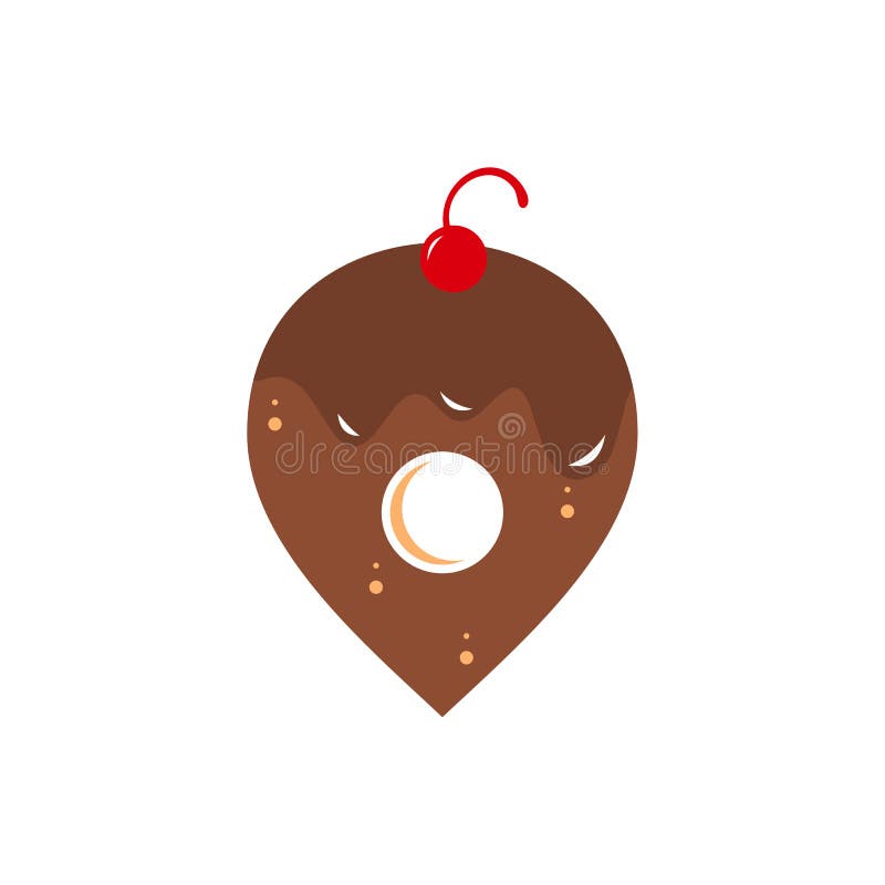 Point Cake Logo Design Vector Template. Bakery Logo Concept Stock ...