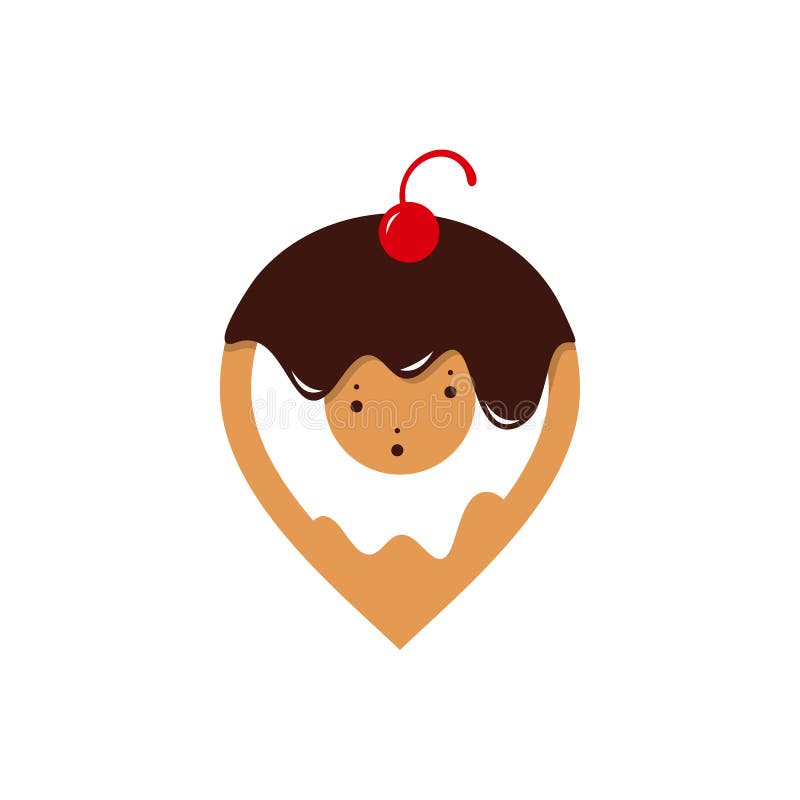 Point Cake Logo Design Vector Template. Bakery Logo Concept Stock ...