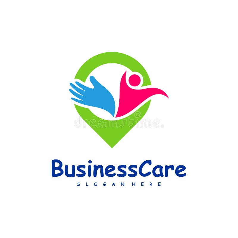 Point Care Logo Design Vector. Icon Symbol Stock Illustration ...