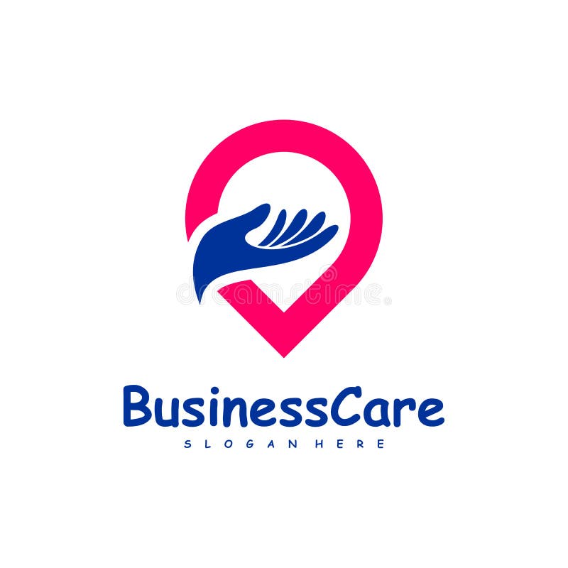 Point Care Logo Design Vector. Icon Symbol Stock Illustration ...