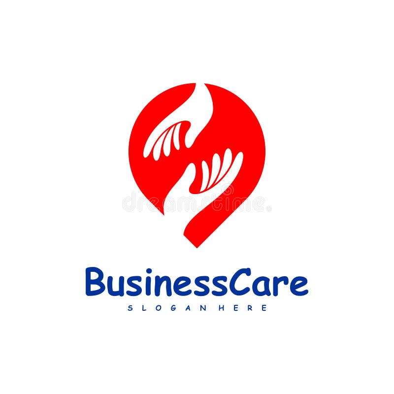 Point Care Logo Design Vector. Icon Symbol Stock Illustration ...