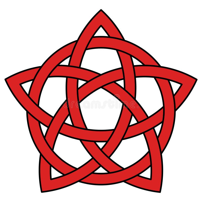 5-point Celtic Star Knot Vector Illustration Stock Vector ... 5-point Celtic Star Knot Vector Illustration Stock Vector ...