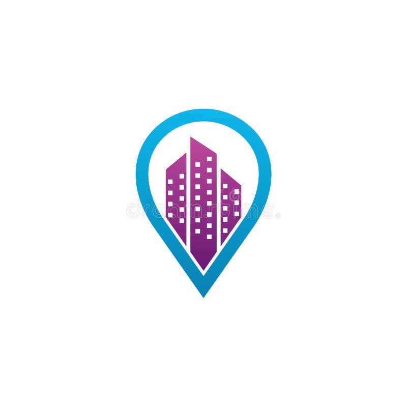 Point City Logo Vector Template, Creative Building Logo Design Concepts ...