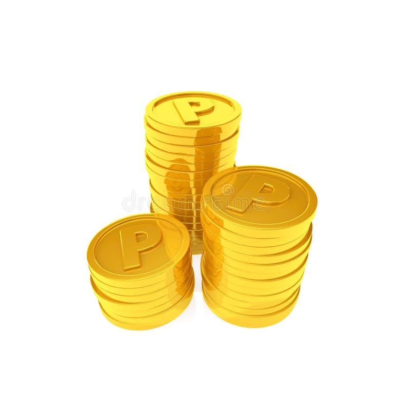 Point coins stock illustration. Illustration of benefits - 33253688