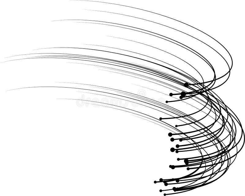 Point and Curve Constructed the Sphere Wire Frame, Technological ...
