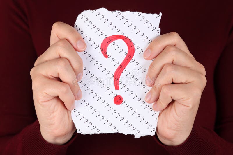 Point D'interrogation Comme Ondulation De L'eau Photo stock - Image du ...