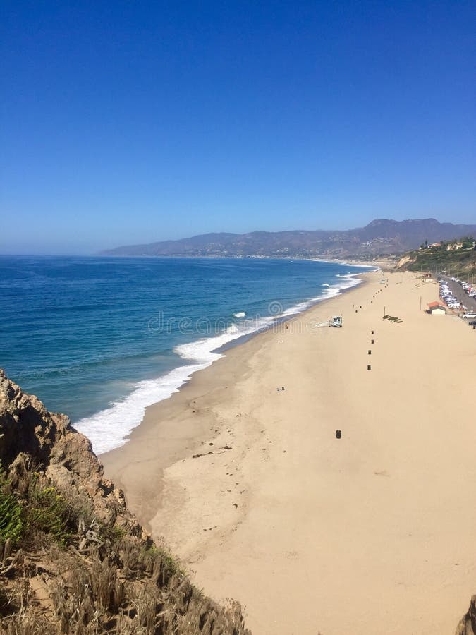 Point Dume Beach in Malibu stock image. Image of outdoors - 126392357