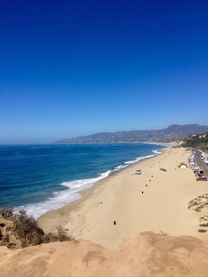 Point Dume Beach in Malibu stock photo. Image of american - 126392426
