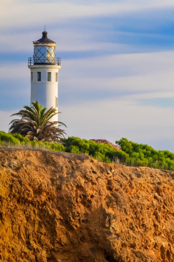 Point Fermin Lighthouse stock photo. Image of california - 32537644