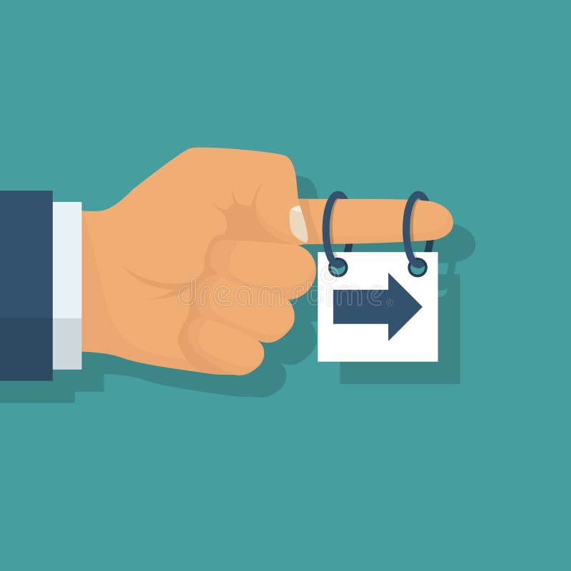 Point Finger, Sign and an Arrow. Stock Vector - Illustration of ...