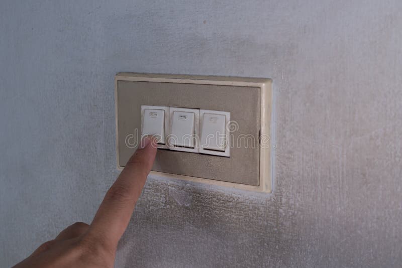 Turn it off. stock photo. Image of lighting, savings - 108315112