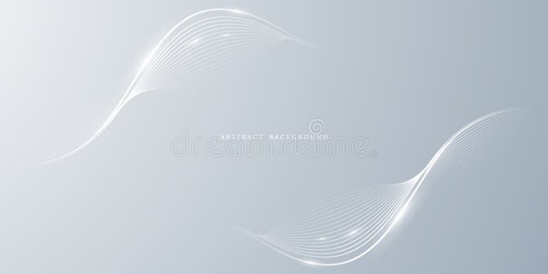 Point Flow Particle Wave Curve Pattern Concept of Technology Modern ...