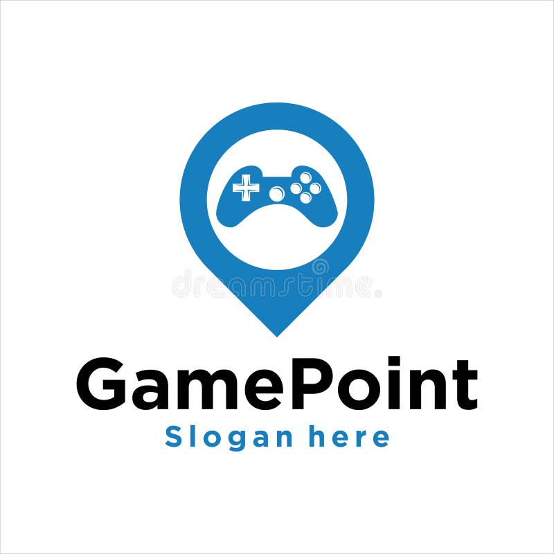 Point Game Pad Vector Logo Design Graphic Icon. Symbol Stock Vector ...