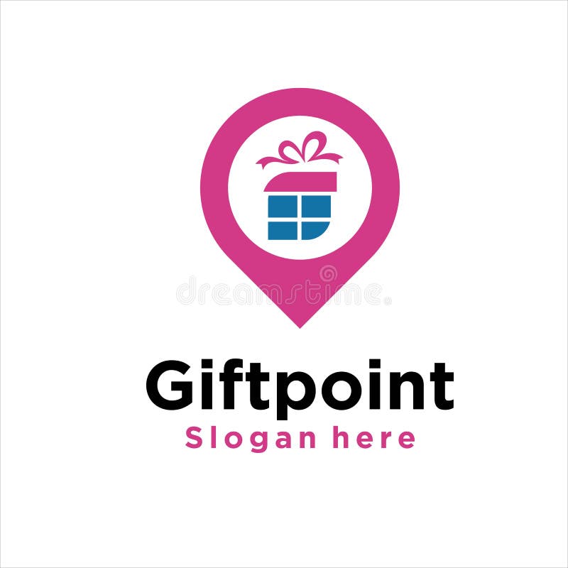 Point Gift Vector Logo Design Graphic Icon. Symbol Stock Vector ...