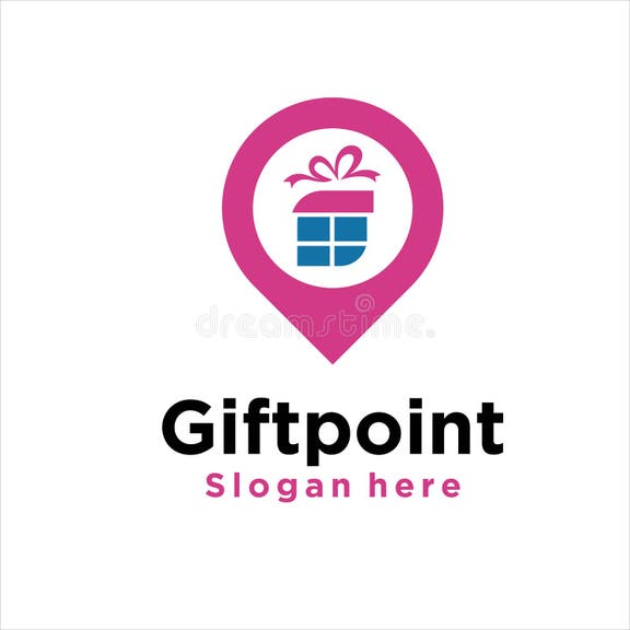 Point Gift Vector Logo Design Graphic Icon. Symbol Stock Vector ...