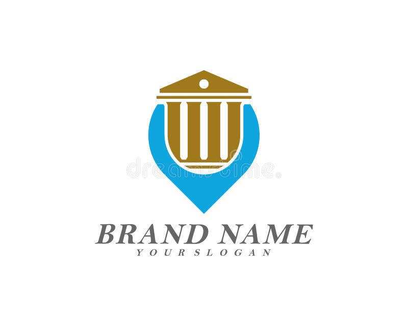 Point Government Building Logo Template Vector, Icon Symbol Stock ...