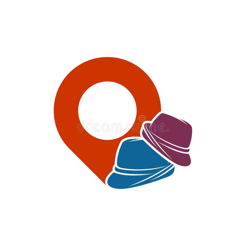 Point Hat Logo Design Vector Illustration, Creative Hat Logo Design ...