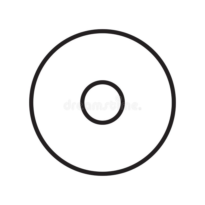 Point Icon Vector Sign and Symbol Isolated on White Background Stock ...