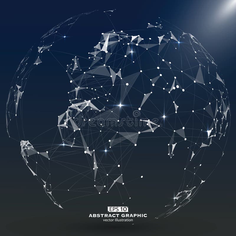 Point, Line and Constitute an Abstract Map of the World, a Sense of ...