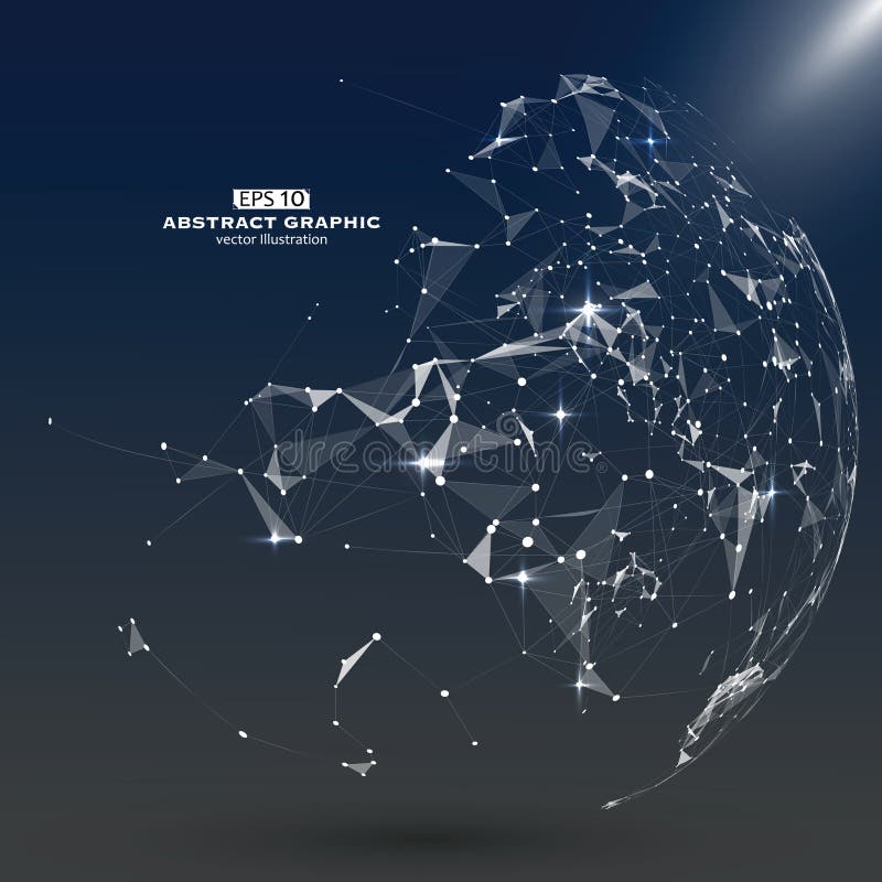 Point, Line and Constitute an Abstract Map of the World, a Sense of ...