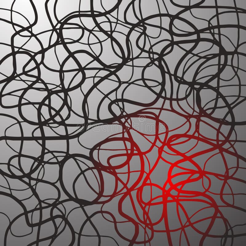 Point and lines stock vector. Illustration of composition - 28908852