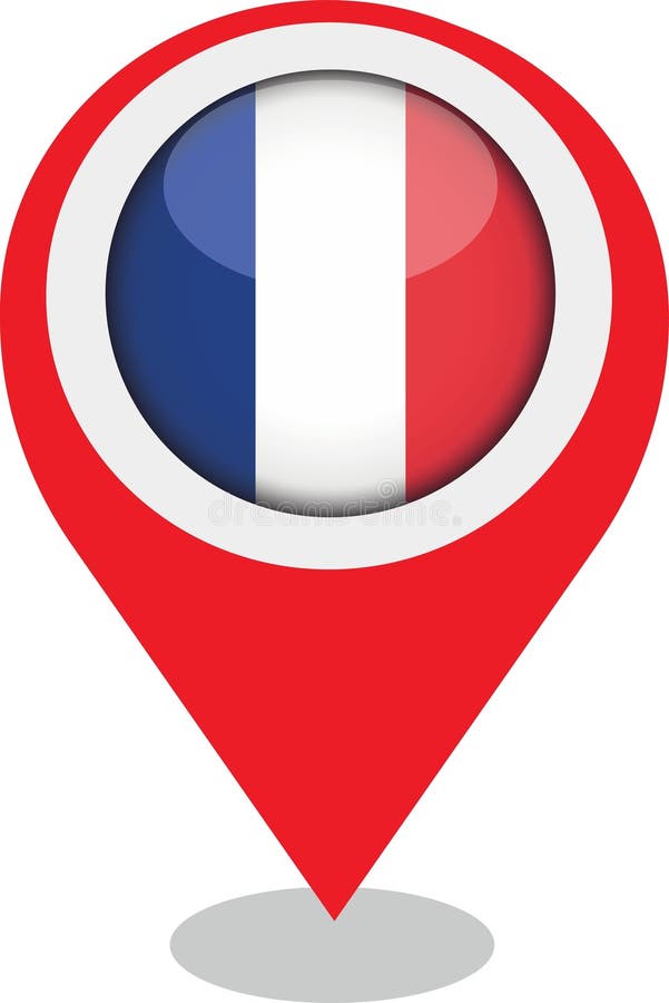 Point Location Italy Flag Round Design Stock Illustration ...