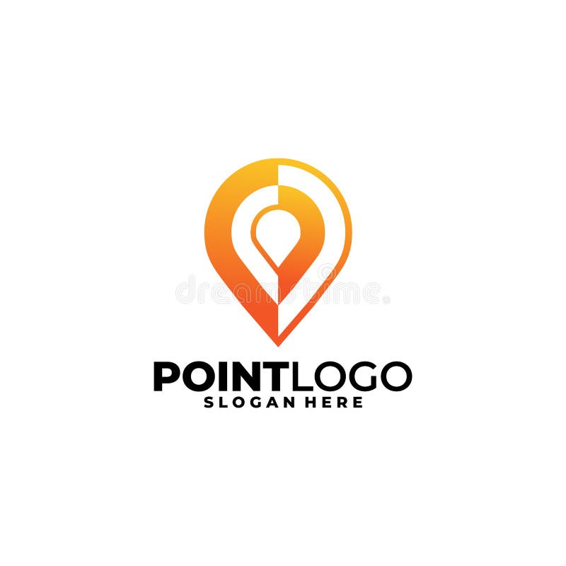 Point Logo Icon Vector Isolated Stock Vector - Illustration of arrow ...