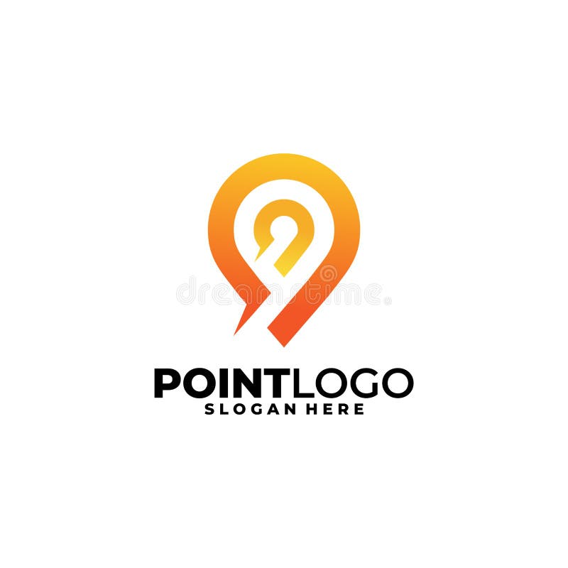 Point Logo Vector Design Isolated Stock Vector - Illustration of ...