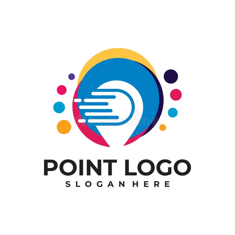 Point Logo Vector Design Template Stock Vector - Illustration of label ...