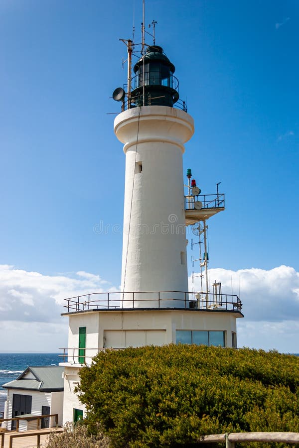 Point Lonsdale Lighthouse Standing Tall on a Sunny Day Stock Photo ...