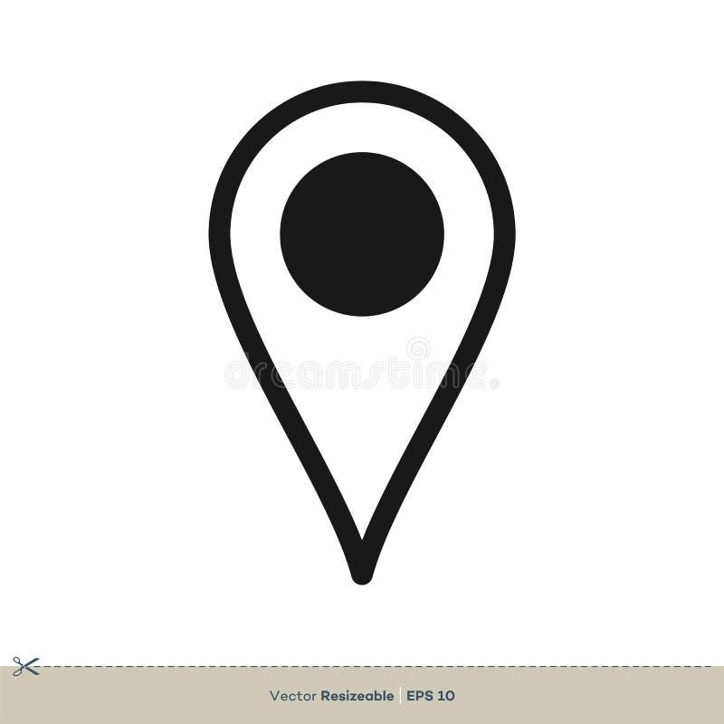 Point Map Icon Vector Logo Template Illustration Design. Vector EPS 10 ...