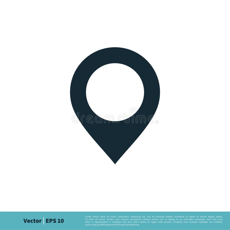 Point Map Location Icon Vector Logo Template Illustration Design ...