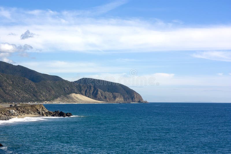 Point Mugu, Southern California Stock Image - Image of slope, azure ...