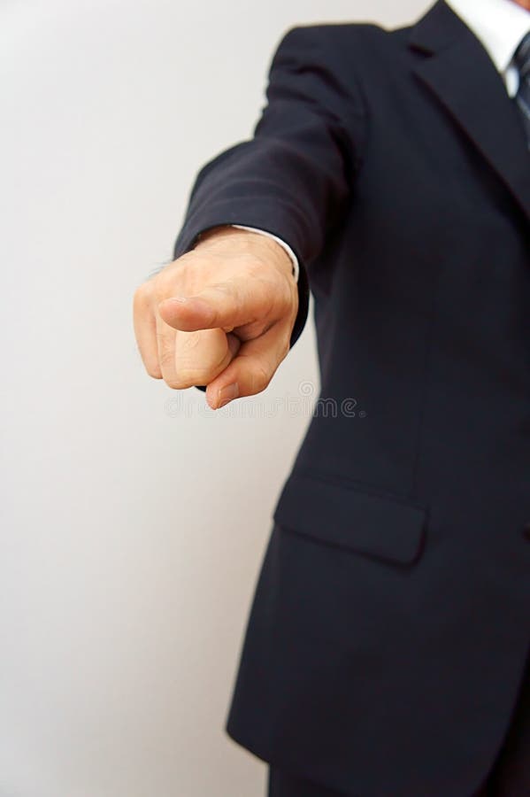 Point it out. stock image. Image of person, point, wall - 20814479