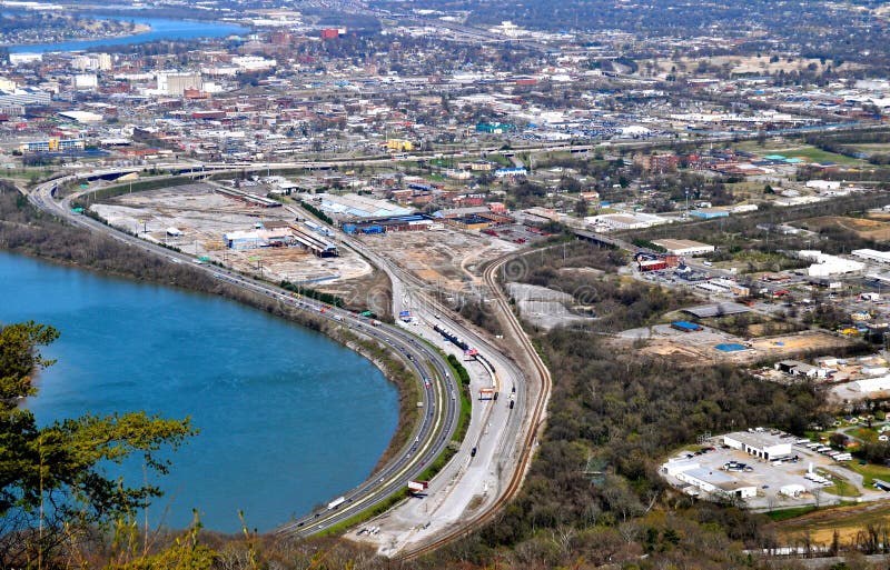 Point Park Overlook stock photo. Image of roads, trees - 33503542