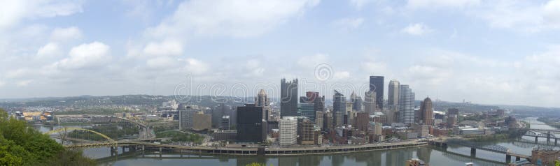 Pittsburgh Waterfront stock photo. Image of point, cityscapes - 26161128