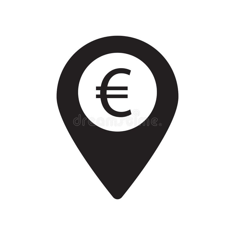 Point of Payment Icon. Euro Sign Design Vector Illustration. Stock ...
