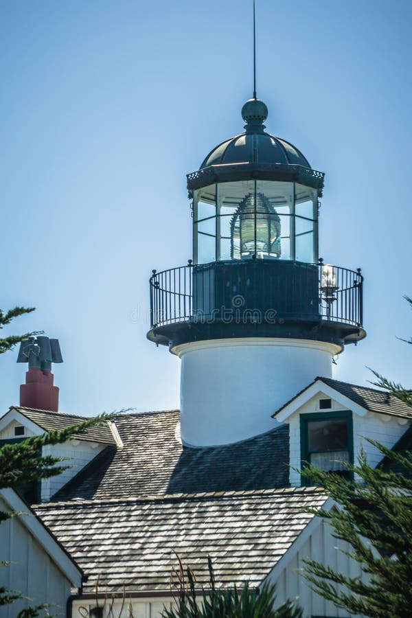 Point Pinos Lighthouse in Monterey California Stock Photo - Image of ...