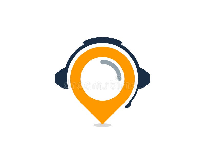 Point Podcast Logo Icon Design Stock Illustration - Illustration of ...