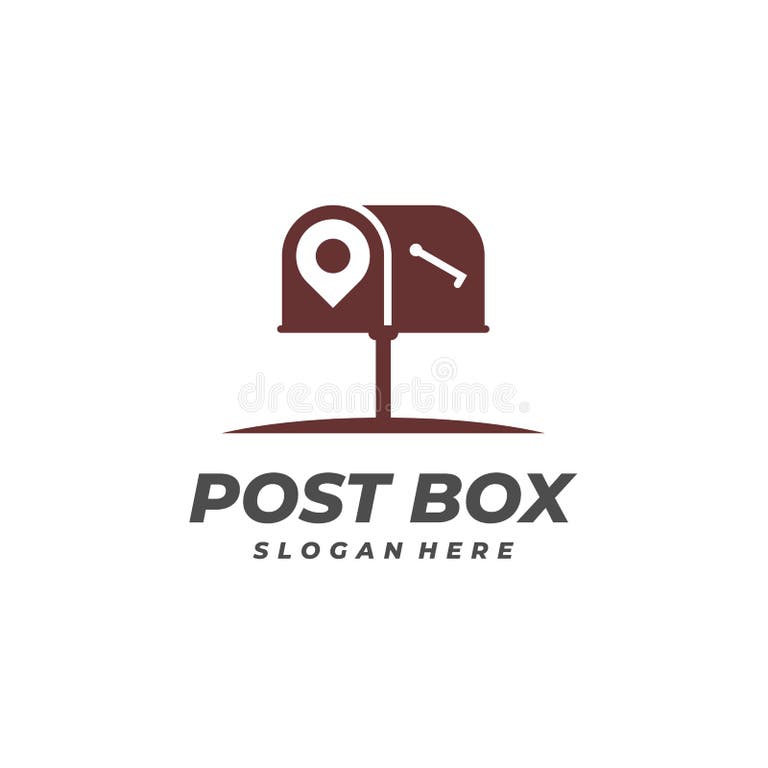 Point Post Box Logo Vector Template, Creative Post Box Logo Design ...