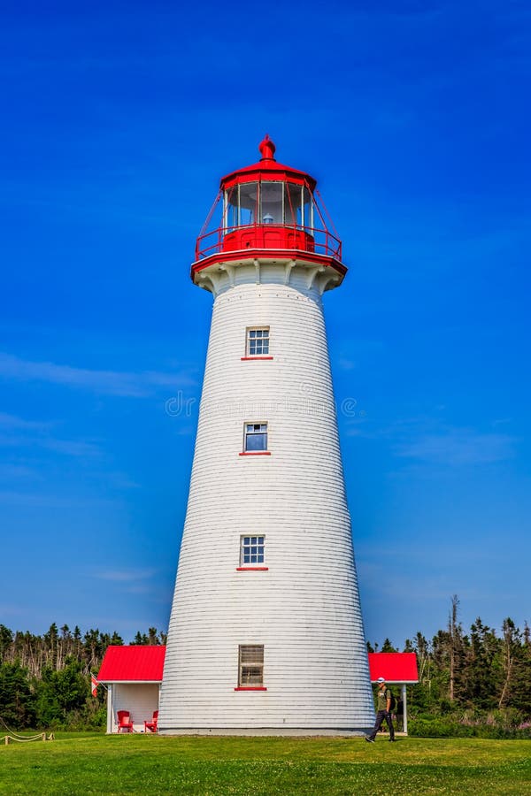 Point Prim Lighthouse, PEI, Canada Stock Photo - Image of prim ...
