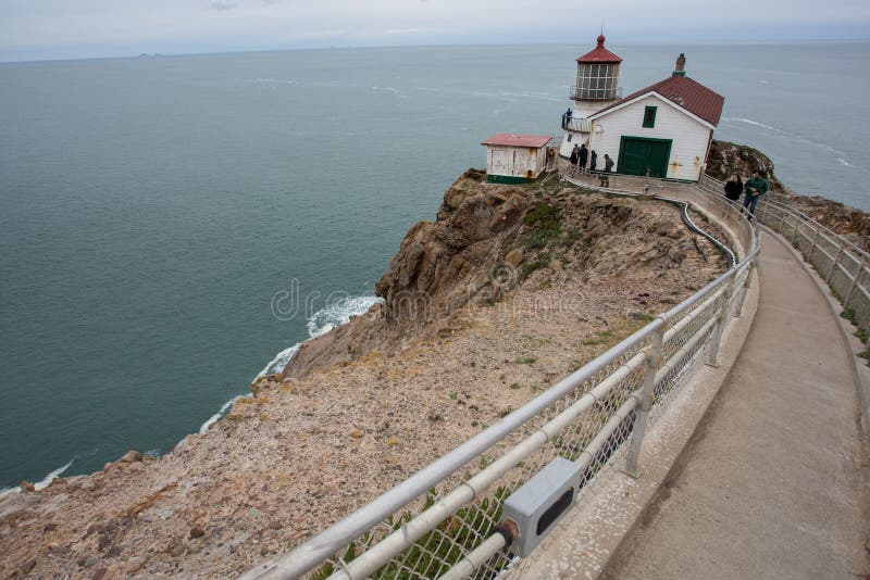 Point Reyes Light House on Rocky Point Editorial Photo - Image of ...