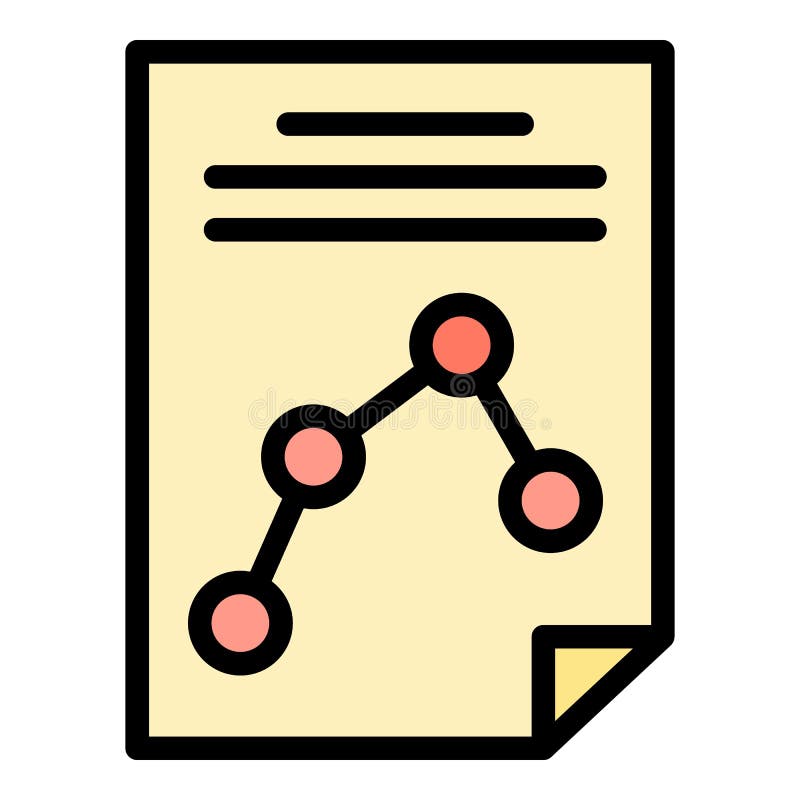 Point Scheme Report Icon Color Outline Vector Stock Vector ...
