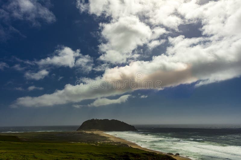 Point Sur Lighthouse, Big Sur California Stock Image - Image of ...